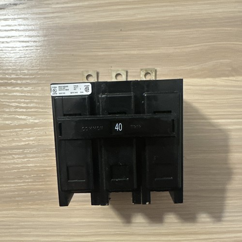 Eaton BAB3040H Bolt-On Circuit Breaker 40A 240V 10kA 3P 3PH BAB 40 AMP ...