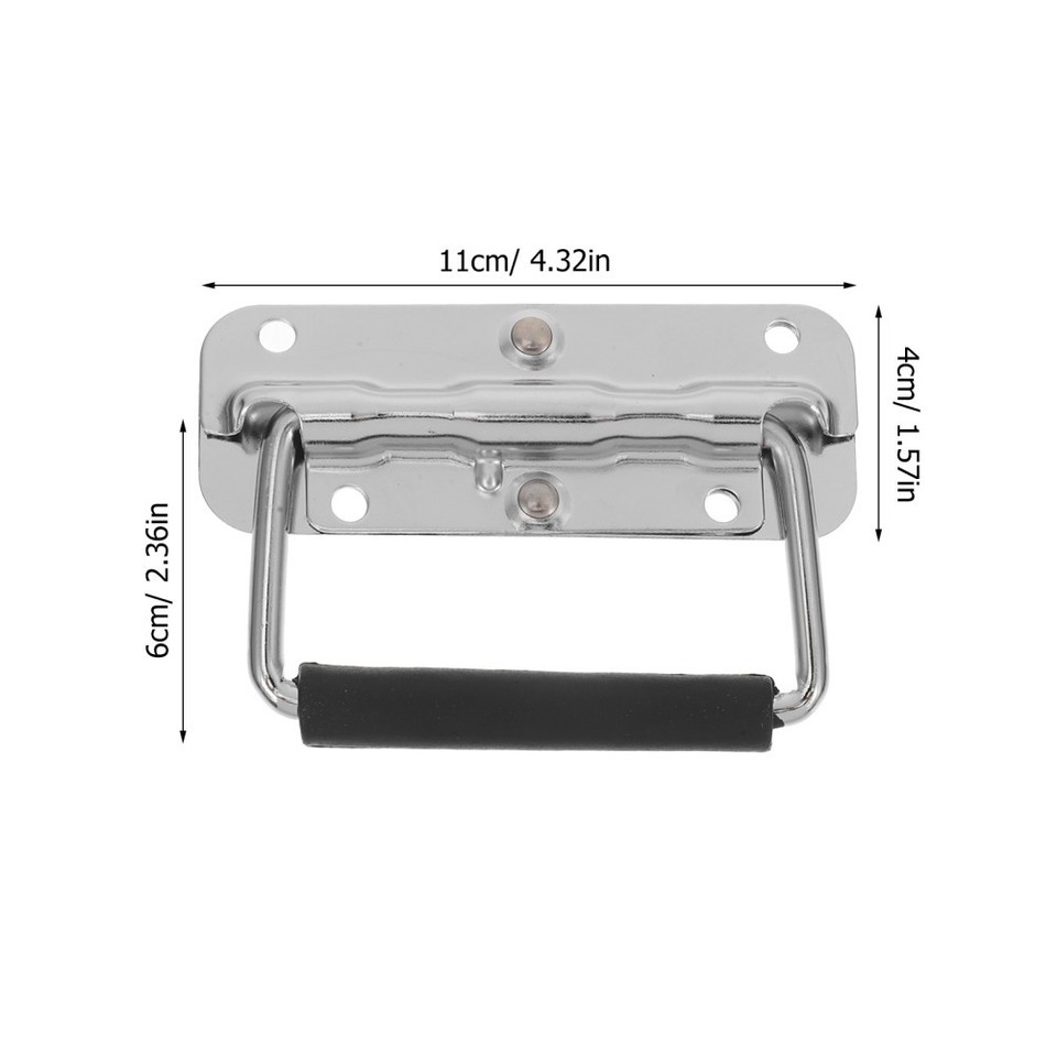 Spring Loaded Case Handle Stainless Steel Chest Handle Surface Mounted ...