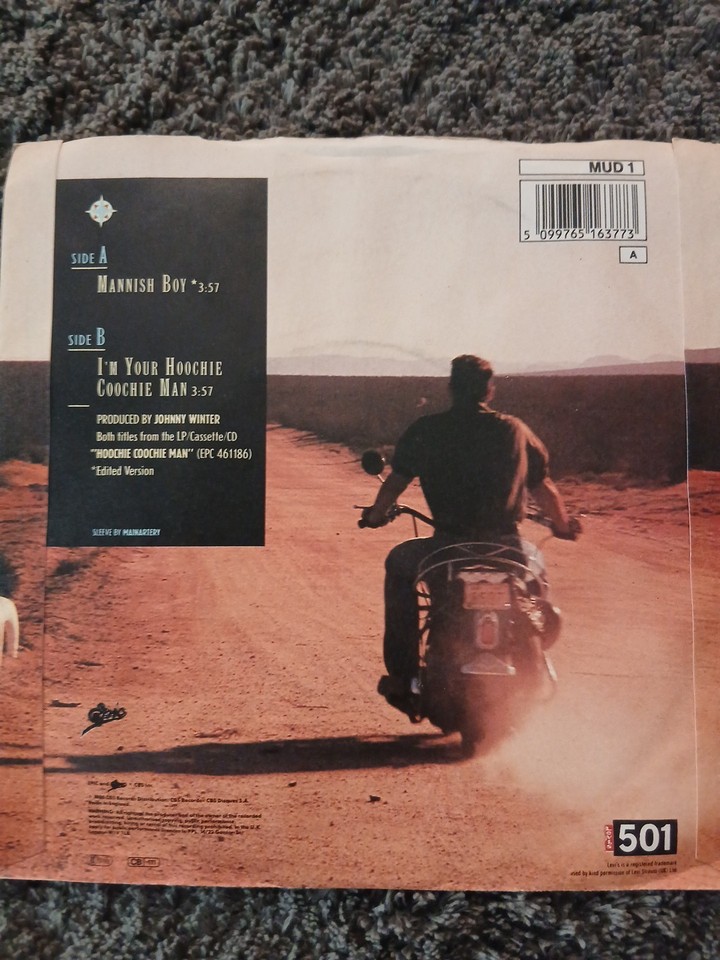 MUDDY WATERS - MANNISH BOY / HOOCHIE COOCHIE MAN 7" VINYL 45 SINGLE ...