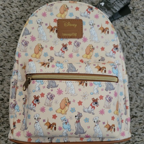 Loungefly Disney Dogs Floral Mini Backpack | eBay