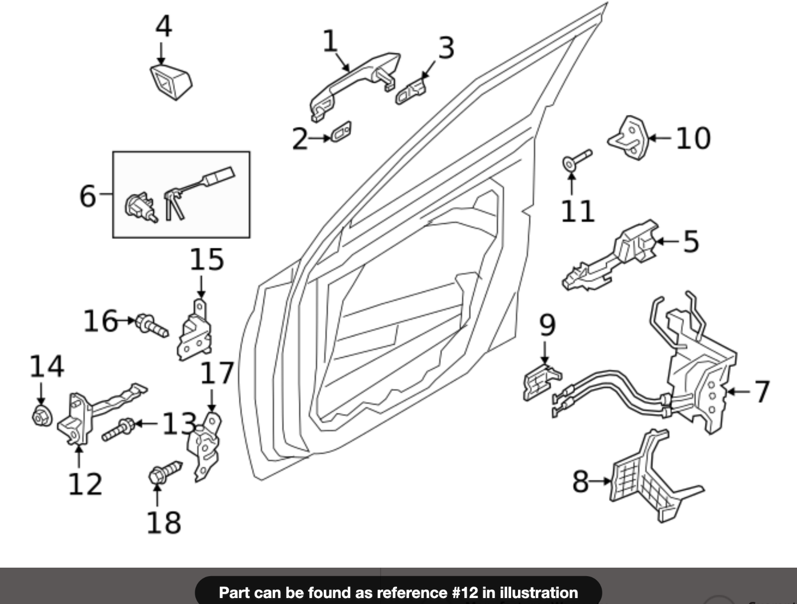 OEM 77980-Q5000 CHECKER ASSY-Rear DOOR,LH Left Ups for Kia Seltos 2020 ...