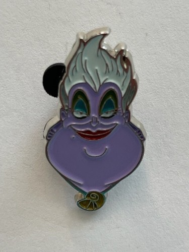 Ursula Lapel Pin Little Mermaid Ariel Villain Purple Head Badge Pin (C6 ...