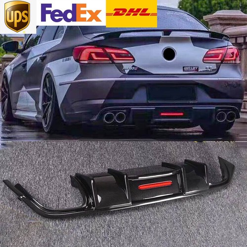 For VW CC 2009-2012 Carbon Fiber Color Rear Diffuser Spoiler K Style | eBay