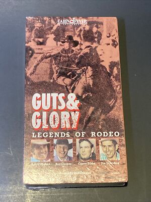 Guts & Glory Legends Of Rodeo VHS Tape Mahan Cooper Tibbs Shoulders ...