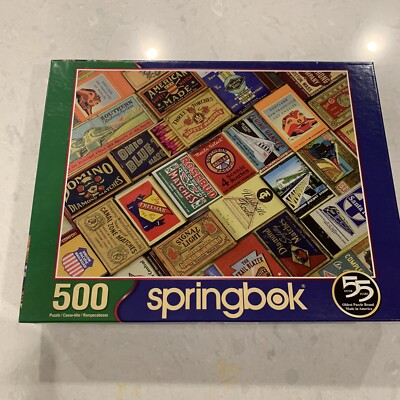 Springbok “Railroad matchbox” 500 Piece Puzzle Matches Match Book | eBay