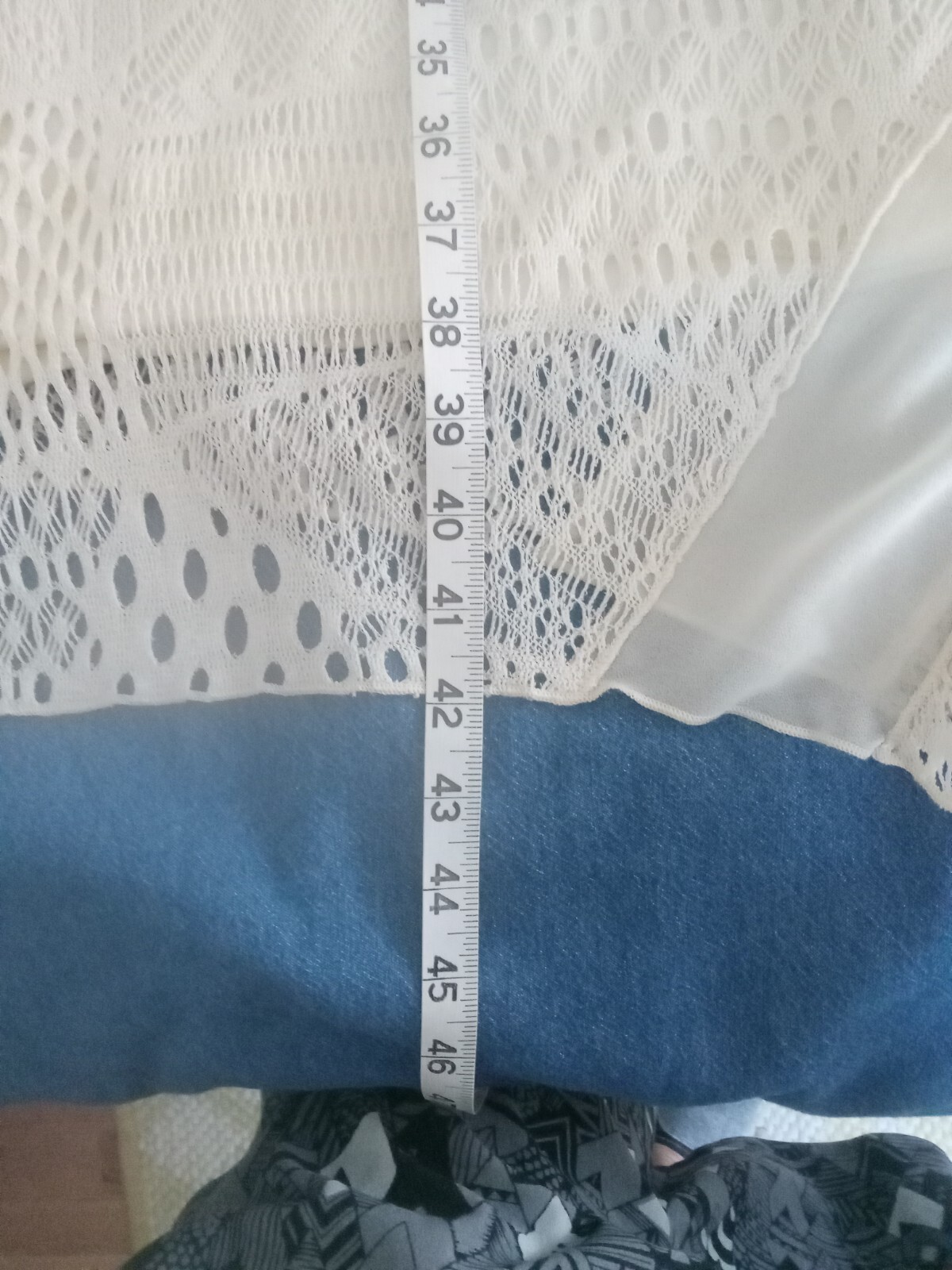 Alchemy Thread Ivory Lined Crocheted Flutter Slv. Hankerchef Hem Dress ...