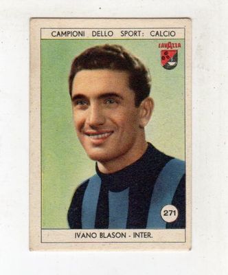 figurina LAVAZZA ANNO 1950/51 CALCIO NUMERO 271 INTER BLASON NEW | eBay