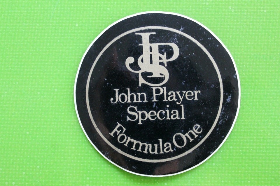 JPS John Player Special Formula One Gold Logo Z35A Vintage ...