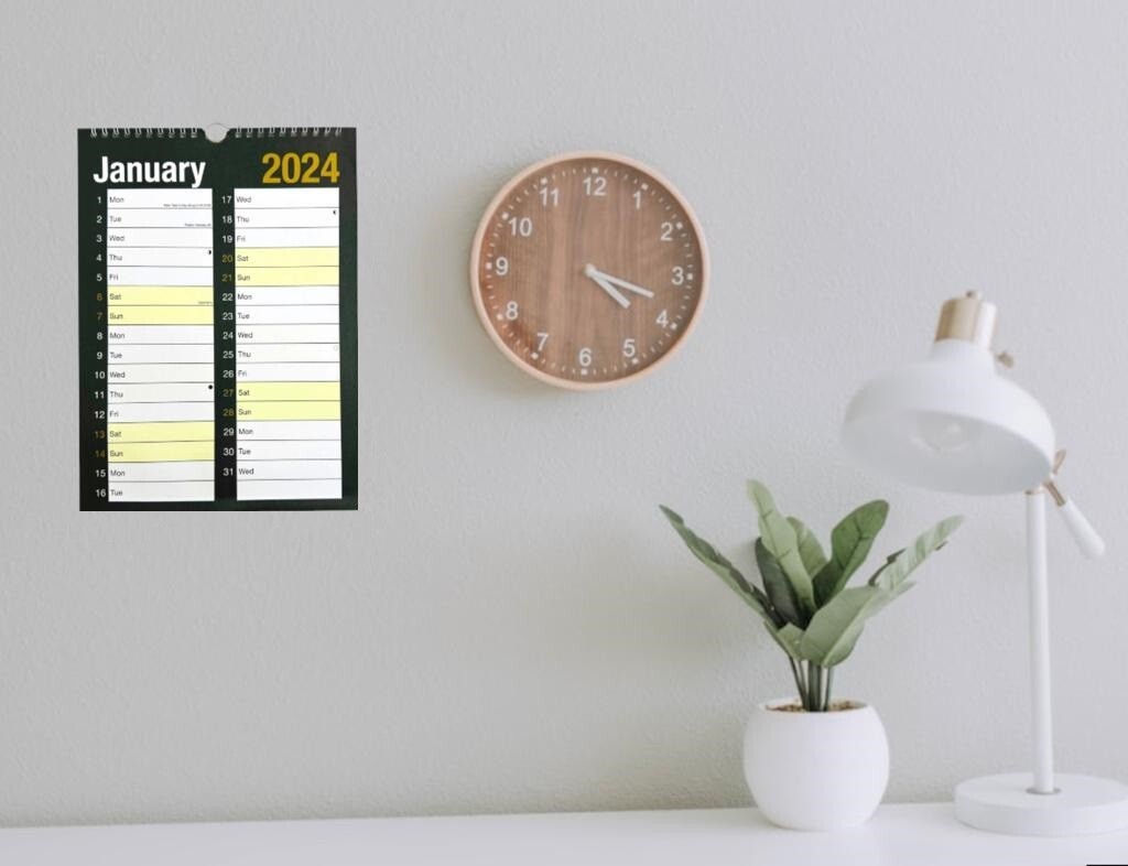 2025 LARGE MONTH TO VIEW PLANNER QUALITY CALENDER WALL HANGING PLANNER ...