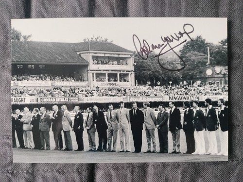 Australia Cricket Legend Graham Yallop 1980 Centenary Test Signed Photo ...