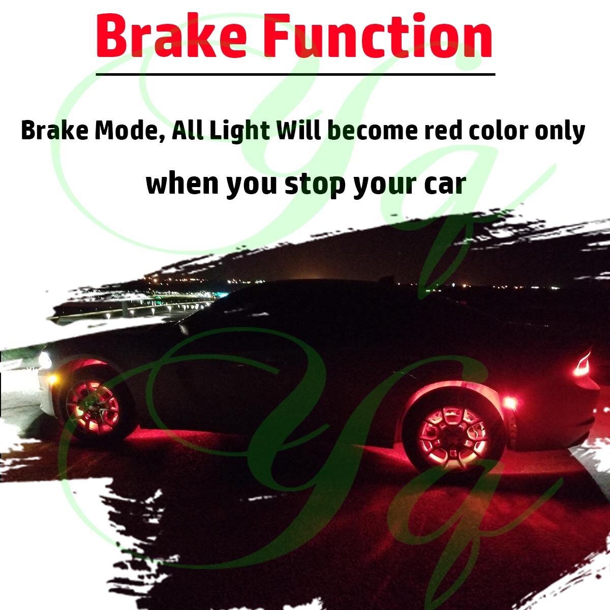 4pcs 24" Multi Color Wheel Well LED Light Custom Neon Accent Strip Rim ...