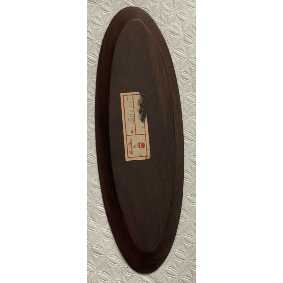 Wooden Tiger Pin Tray Poom Puhar Hand Crafted Carved Wood Oval India 9 ...