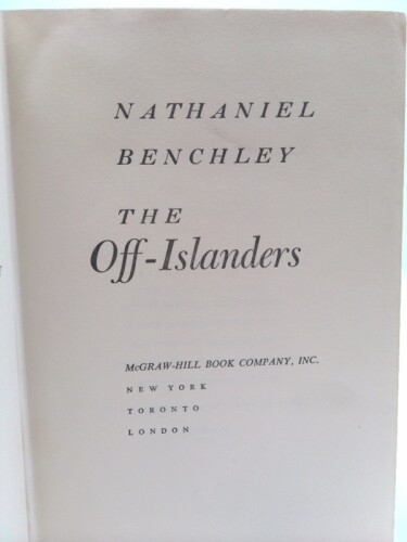 Off-islanders by Nathaniel Benchley - Hardcover for sale online | eBay