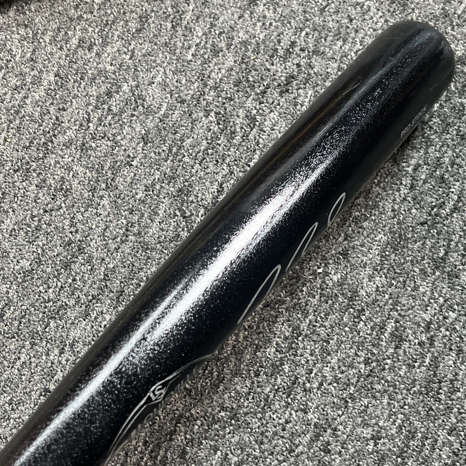 Barry Bonds Signed Baseball Bat Louisville Slugger Game Model Player ...