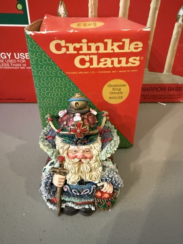Vintage Crinkle Claus Christmas King Crinkle Possible Dreams Figurine ...