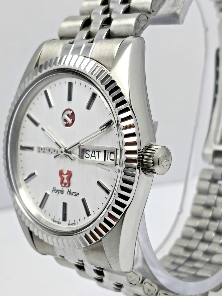 Vintage Original Rado Purple Horse Stunning Grey Dial Automatic ETA ...