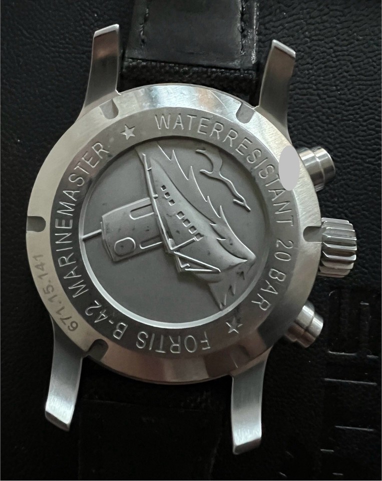 Fortis B 42 Marinemaster Chronograph Automatic Watch Box & Papers | eBay
