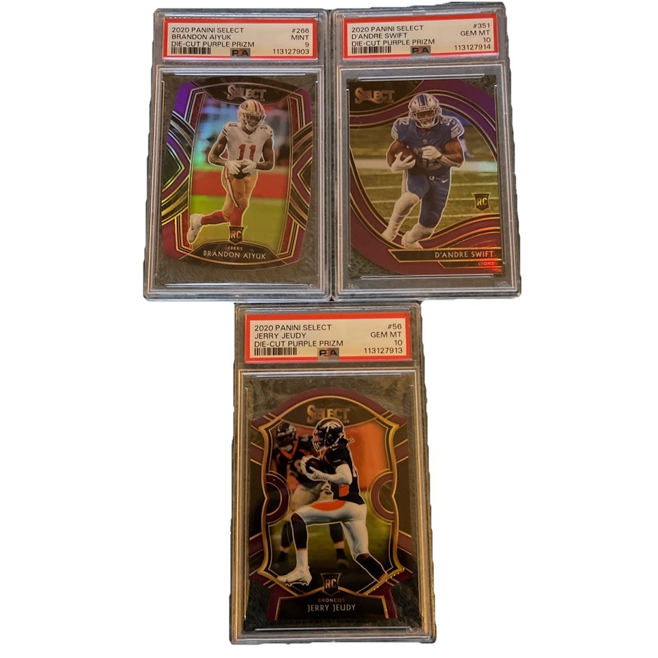 11 Graded Card Lot - NFL Football - PSA Brady Burrow Tua Love Mahomes ...