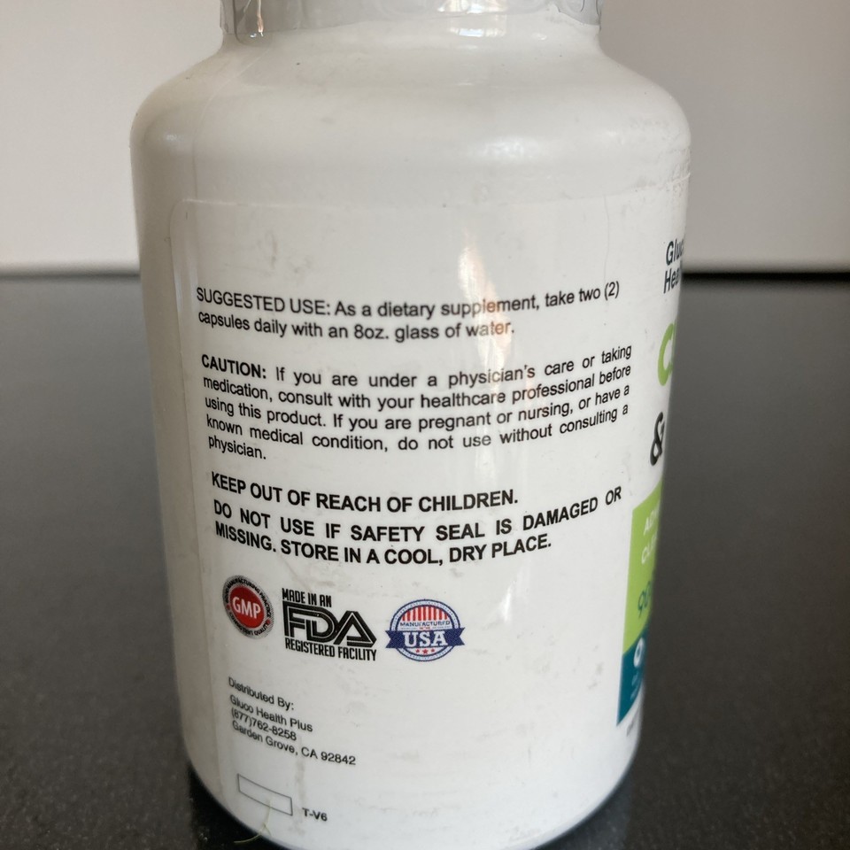 gluco health plus cleanse & detox dietary supplement 60 capsules | eBay