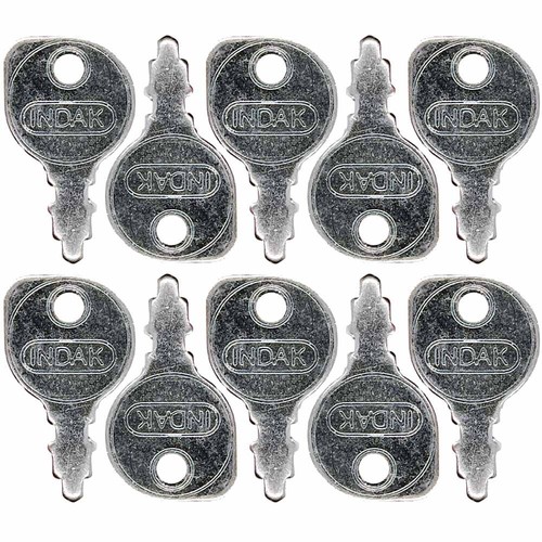 10Pk INDAK ignition key for Snapper John Deere Husqvarna Scag 1717163SM ...