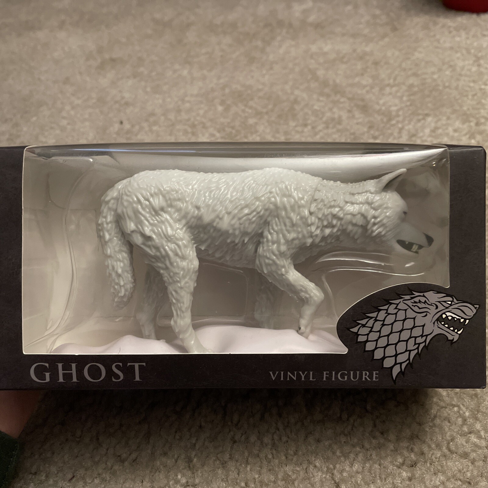Game Of Thrones GHOST Vinyl Figure HBO Official Licensed Snow Wolf ...