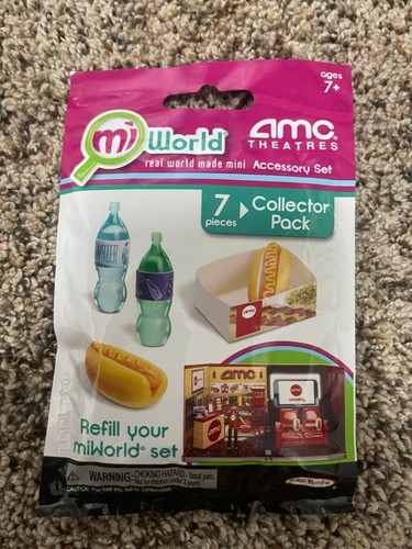 miWorld AMC Theatres 7 Piece Collector Pack Accessory Set - Jakks ...