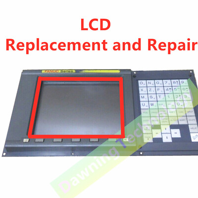 Original LCD Fit For FANUC A02B-0222-C132 TAR SERIES 18-T PANEL Display ...