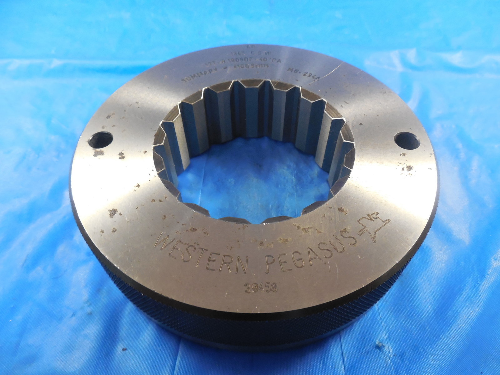 WESTERN PEGASUS 17T 8.1809 DP SPLINE GO MASTER RING GAGE 40 PA .1862 ...