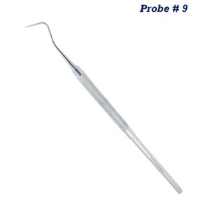 Periodontal Explorer Probe # 9 Dentist Pick Probes Sharp Tip Exam ...