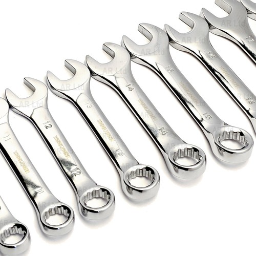 Stubby Spanner Wrench Set. 10 short Combination Stubby metric Spanners ...