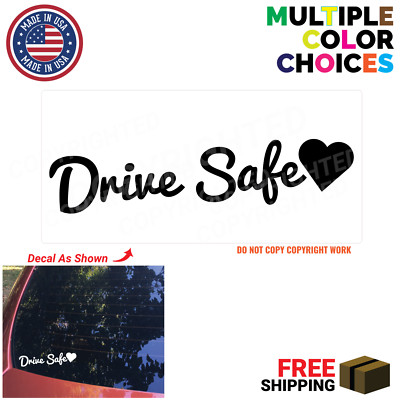 Drive Safe Decal Sticker - Drive Safe Sticker - Drive Safe Car Mirror ...