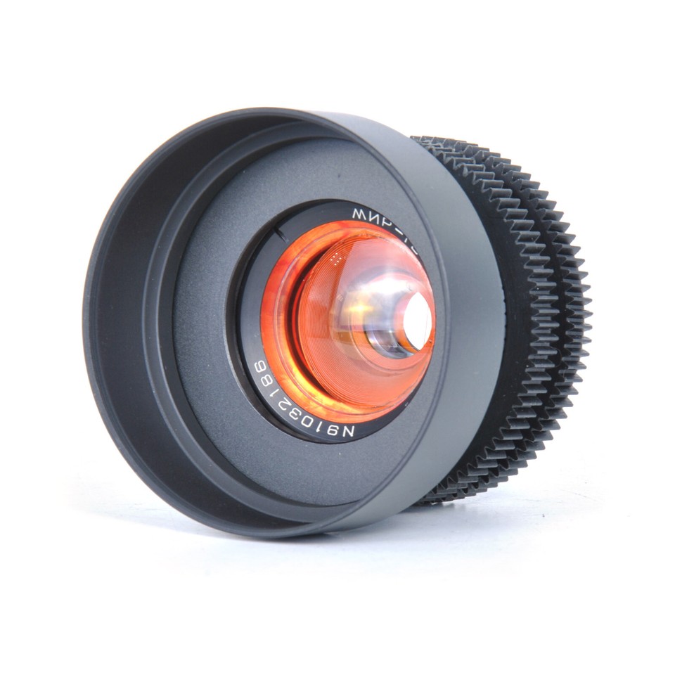 Mir-1V 37mm F2.8 Cine Mod w/ Orange Anamorphic Bokeh & Flare For Your ...