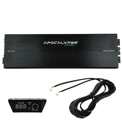 Deaf Bonce 6000 Watt RMS 1 Ohm Class D Monoblock Car Amplifier 12000 ...
