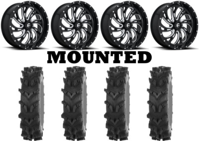 Kit 4 High Lifter Out&Back MaxD 36x9-20 on Fuel Kompressor Gloss Black ...