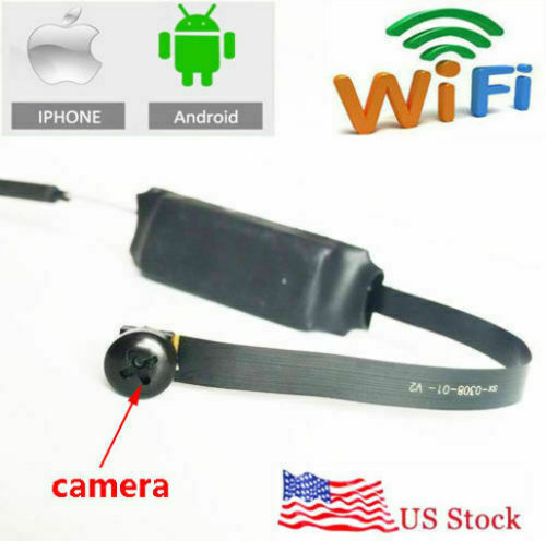 HD 1080p 4K Spy Nanny WiFi Cam DVR wireless Mini Hidden pinhole DIY ...