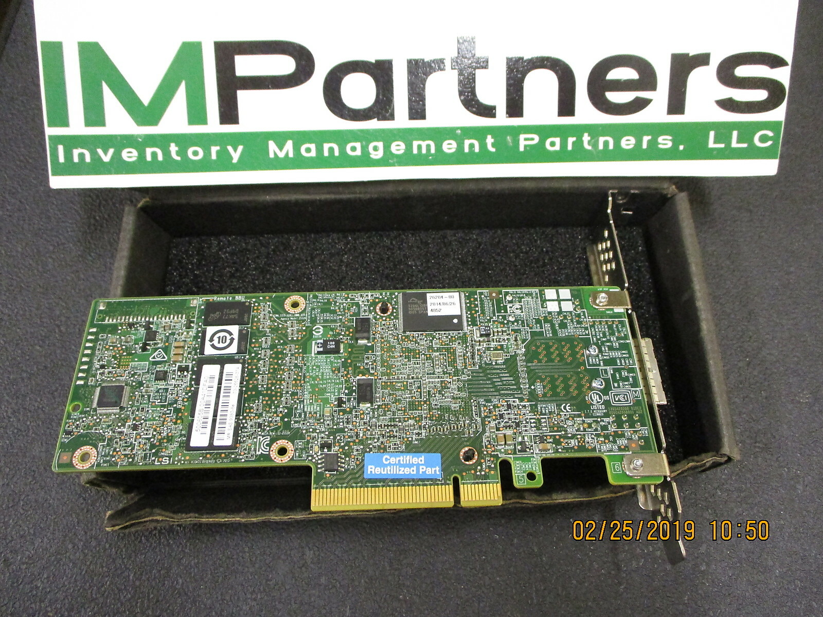 03-25528-07A LSI 8 Ports external SAS3 12Gb/s HBA Card - PCI-E 3.0 ...
