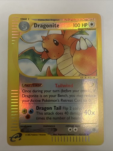 Dragonite 043/165 Expedition Base Set Reverse Holo | eBay