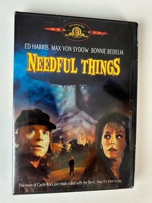 Needful Things DVD 2002 Stephen King Horror Ed Harris Max Von Sydow New ...