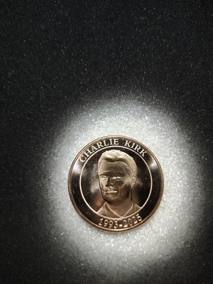 Charlie Kirk American Eagle Official 1oz Copper COIN MAGA TRUTH COIN ...
