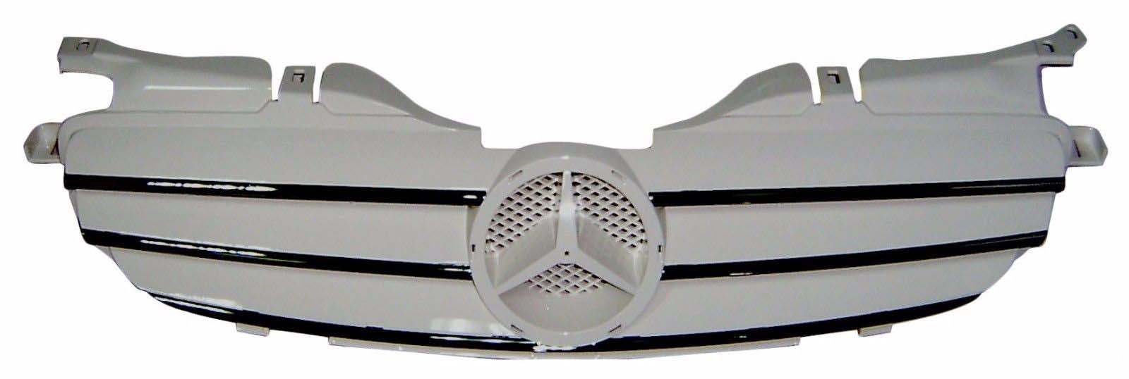 Front Grille for Mercedes Benz SLK R170 W170 Chrome & White 1998-2004 ...