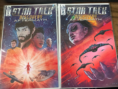 Star Trek Discovery Aftermath Issues 1 & 2 IDW Comic Book Sci-fi Lot ...