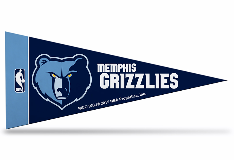 NBA Memphis Grizzlies Mini Pennant 9"x4", New, Made in USA | eBay
