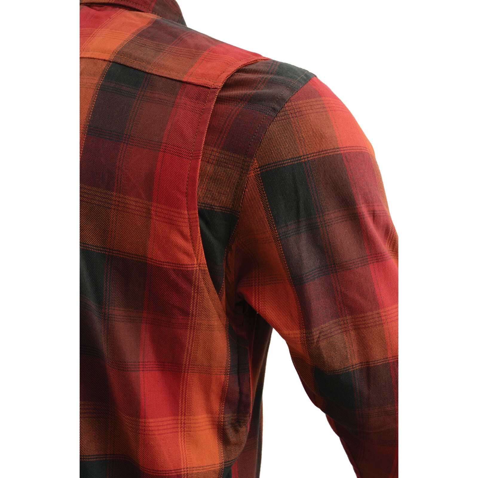 Milwaukee Leather MPM1641 Men's Armored Flannel Biker Shirt w/ Kevlar ...