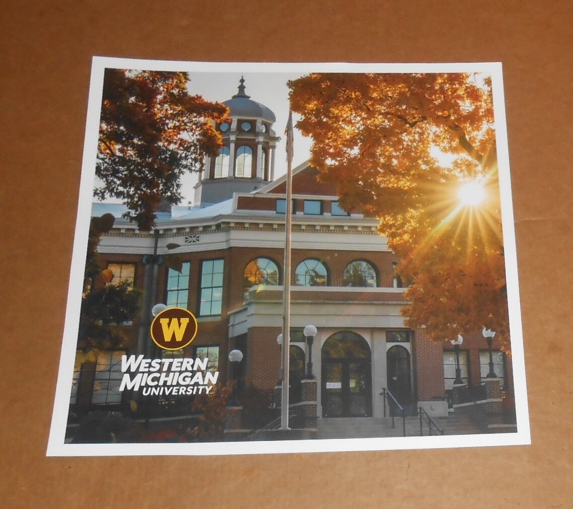 WMU Western Michigan University Let's go Broncos 2-Sided Poster 18x18 ...