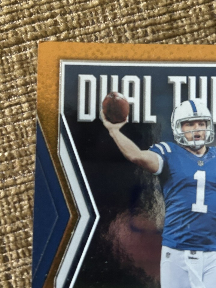 2019 Donruss Elite ORANGE Pat McAfee Dual Threats SP /25 Colts RARE ...