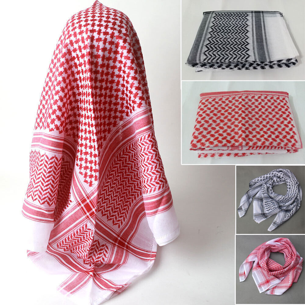 Muslim Shemagh Scarf Palestine Bandana Arab Kafiya Keffiyeh Arabic ...