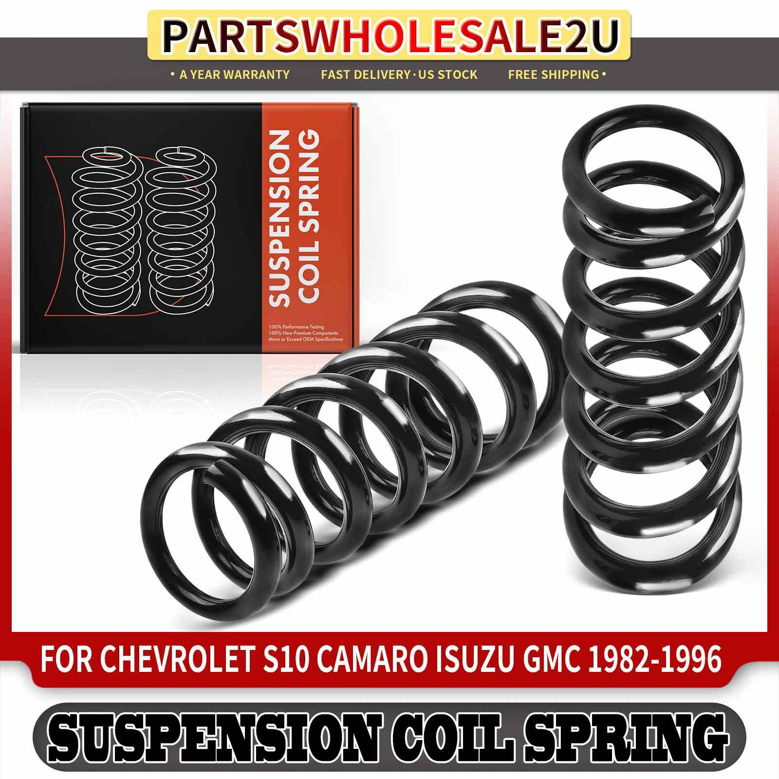 2x Front Coil Springs for Chevrolet Camaro 1991-1992 S10 82-96 GMC ...