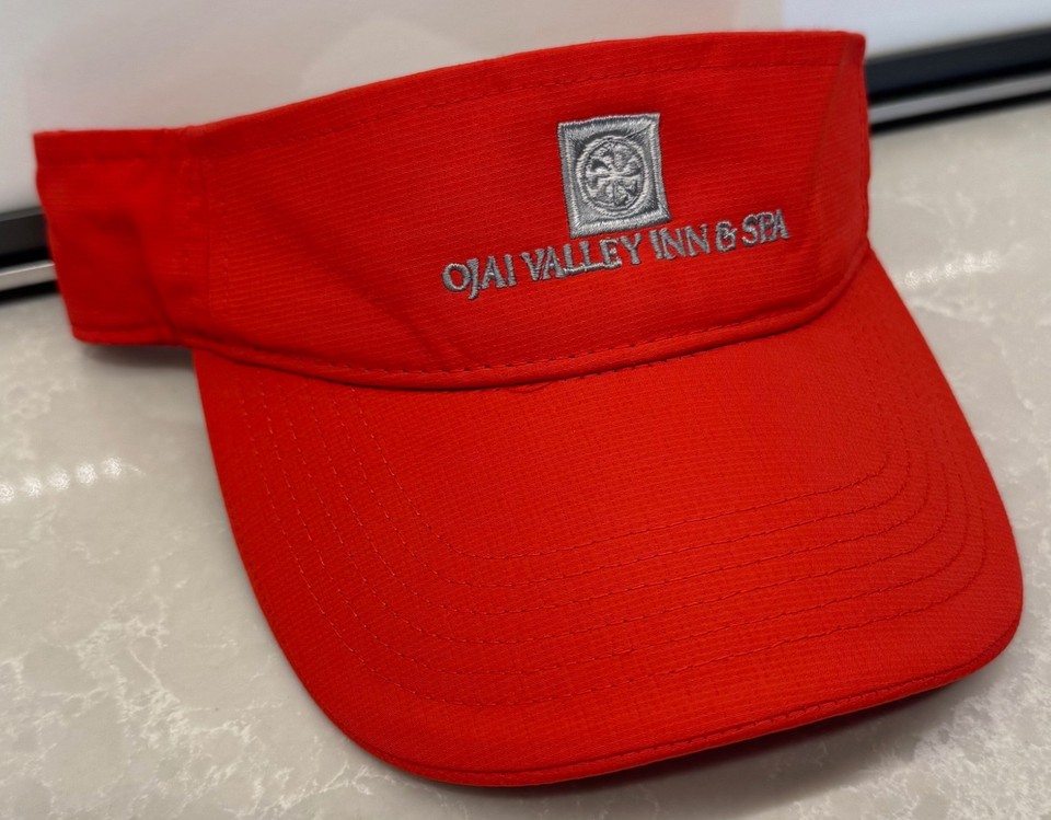 Ojai Valley Inn & Spa - Imperial Golf Visor - Men's OSFA - Red | eBay
