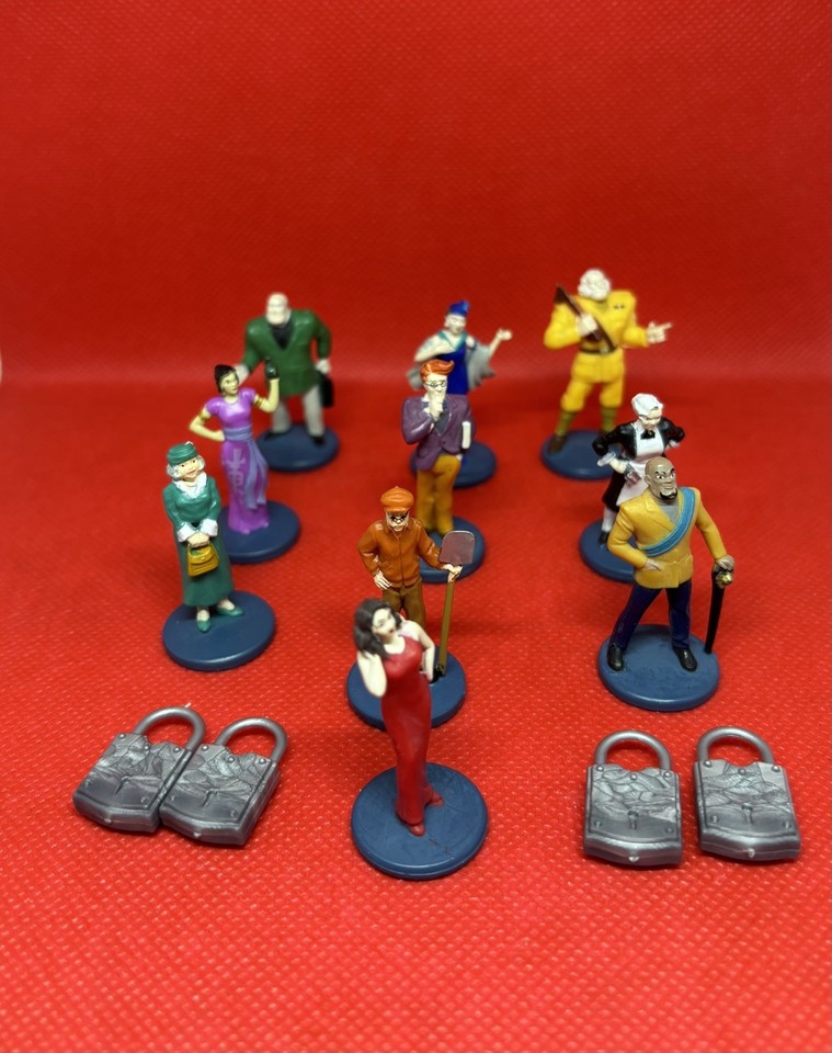 CLUE DVD BOARD GAME SUSPECT PAWNS **COMPLETE SET** | eBay UK