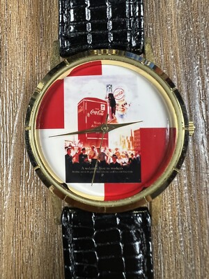 Vintage Rare Coca Cola Watch Wristwatch A Welcome Host To Workers Coke ...